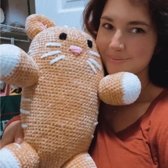 Kind Keeps | Toys | Chonky Fat Kitty Cat Crochet Amigurumi Plushie ...